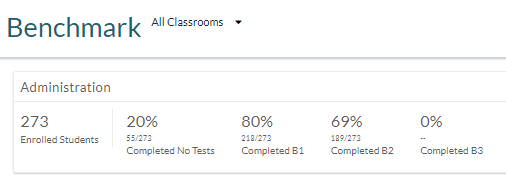 Viewing the Benchmark report in Imagine Math – Imagine Learning Help Center