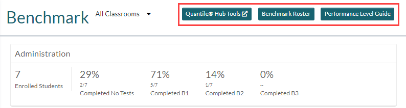 Viewing the Benchmark report in Imagine Math – Imagine Learning Help Center