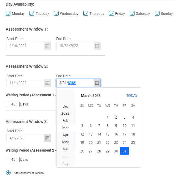 Adding a MyPath assessment window – Imagine Learning Help Center