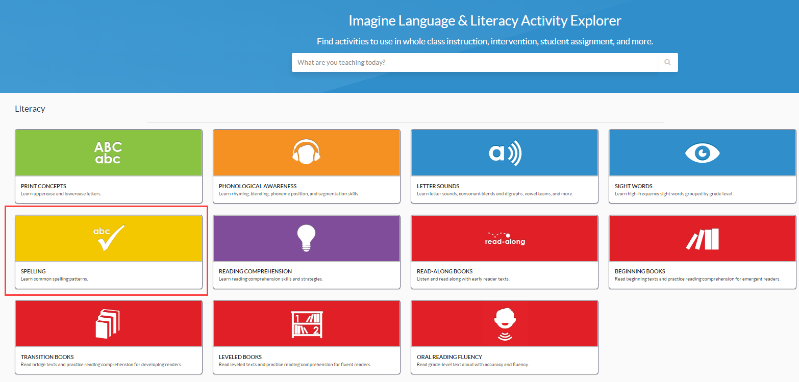 Creating playlists in Imagine Language & Literacy – Imagine Learning Help Center