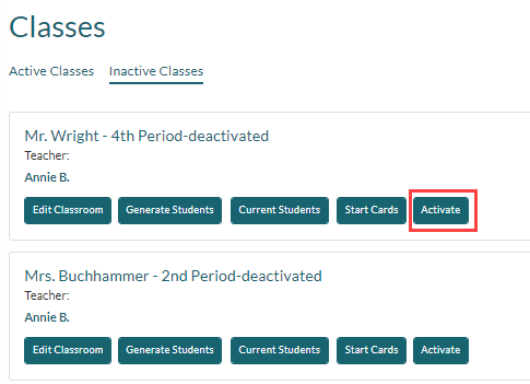 Activating/deactivating classes in the Imagine Math suite – Imagine ...