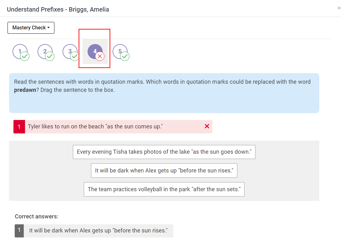 Viewing students' assignment data in Imagine MyPath – Imagine Learning ...