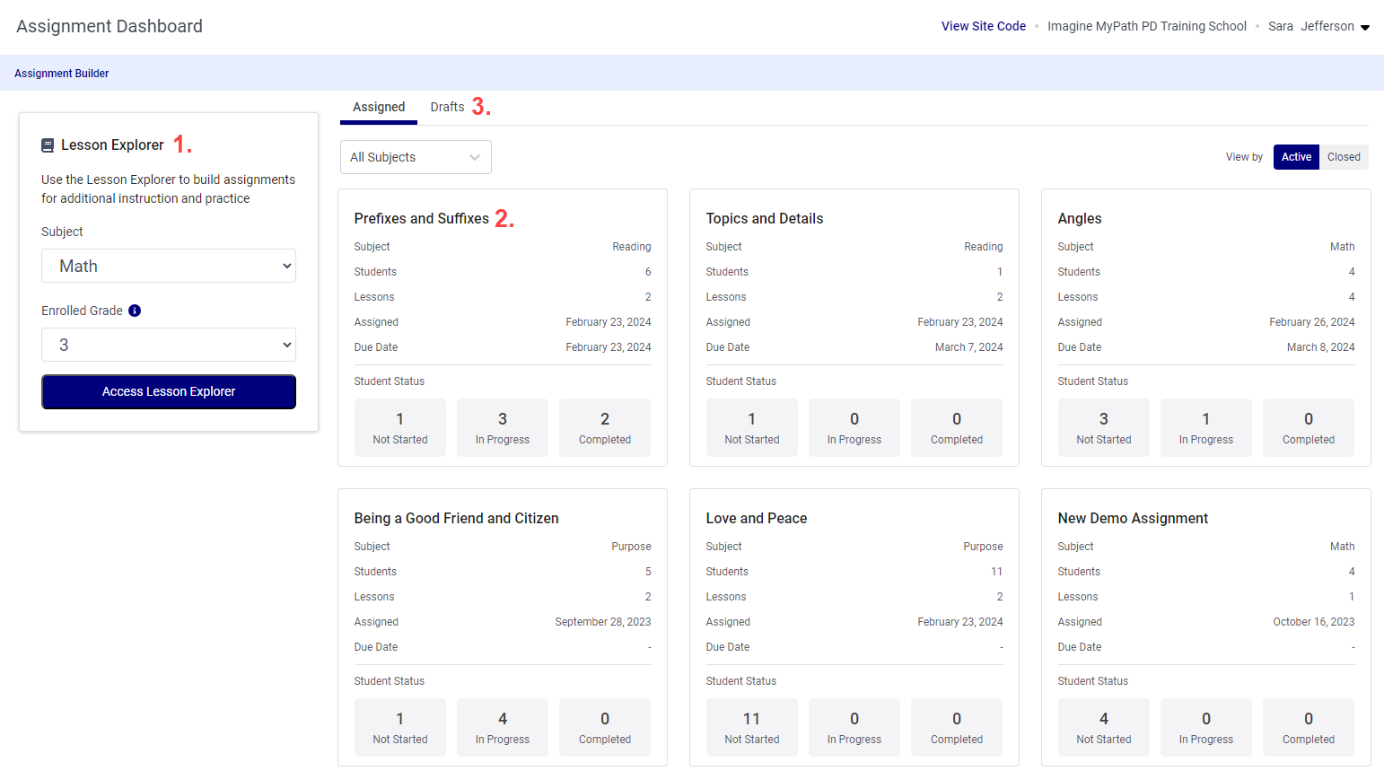 Understanding the Assignment Builder in Imagine MyPath – Imagine ...