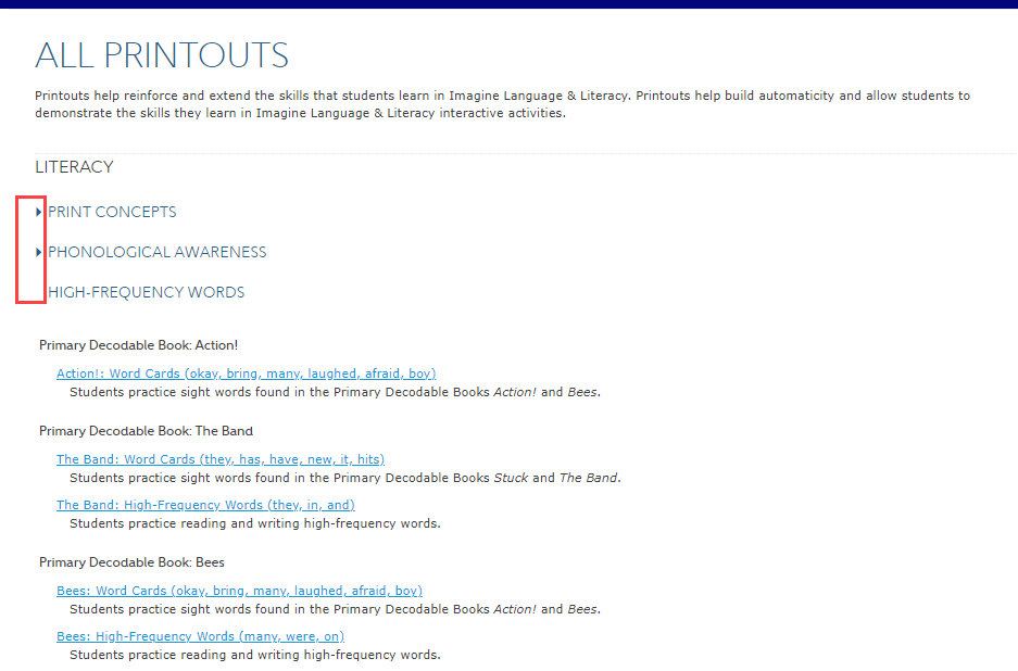 Locating offline resources and standards correlations documents in ...