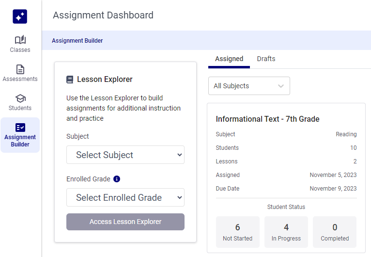 Using the teacher dashboard in Imagine MyPath – Imagine Learning Help ...