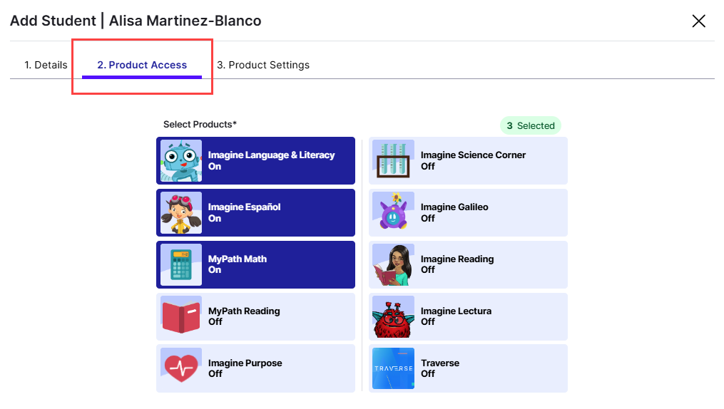 Adding new student accounts – Imagine Learning Help Center