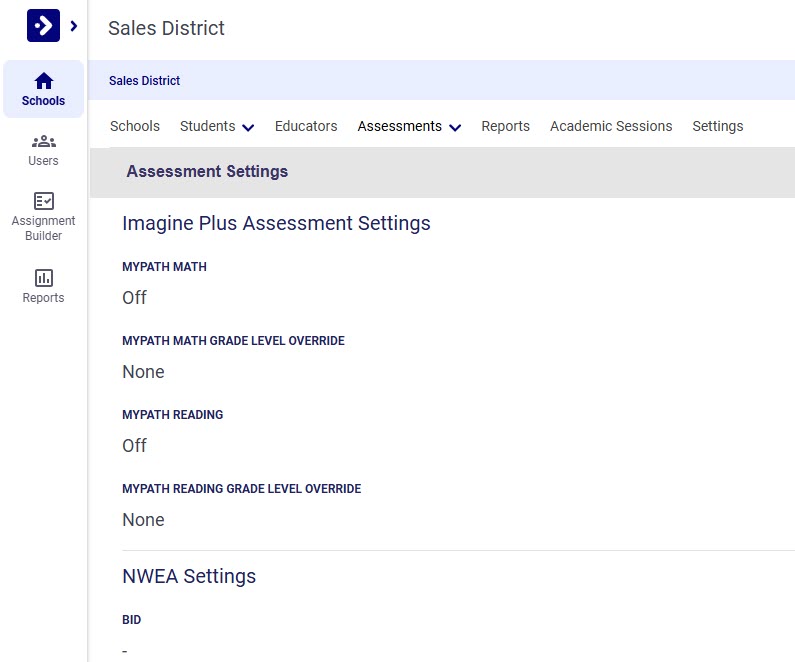 Using the district administrator dashboard in Imagine MyPath – Imagine ...
