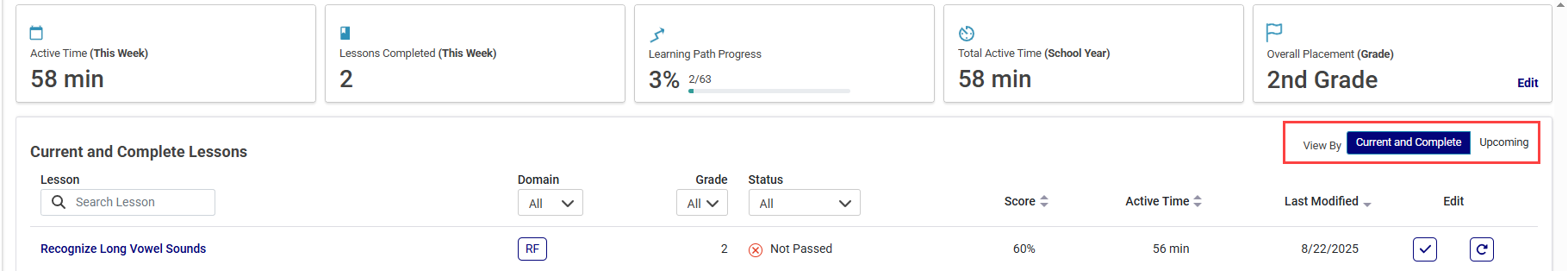 Overview of the Student Progress report in Imagine MyPath – Imagine ...
