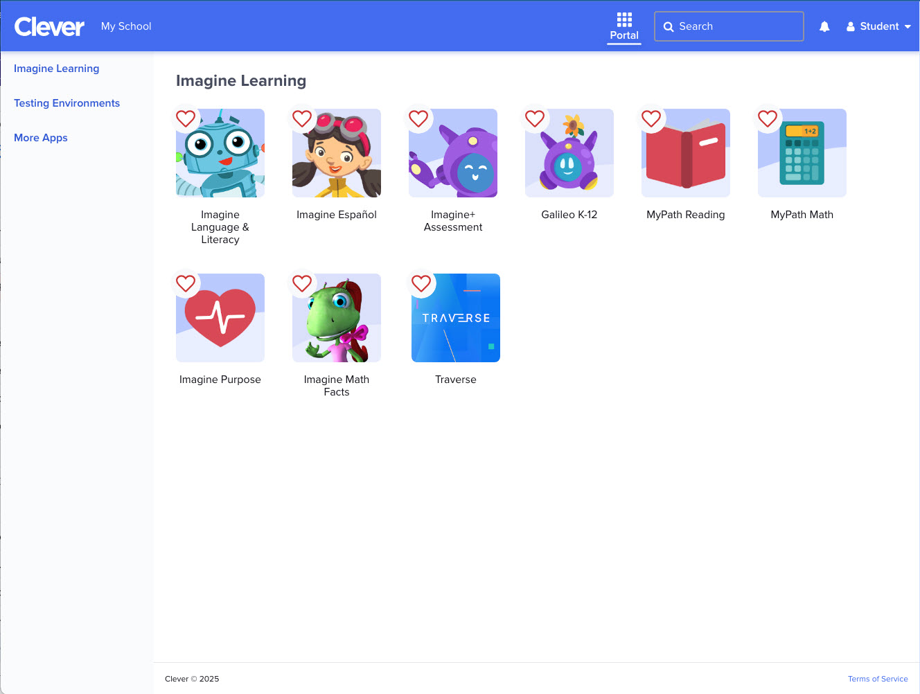 Logging in to the Product Portal via Clever – Imagine Learning Help Center