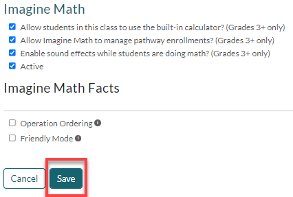 Enabling or disabling the calculator in Imagine Math 3+ – Imagine ...
