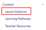 Previewing lessons in the Lesson Explorer for Imagine Math 3+ – Imagine ...