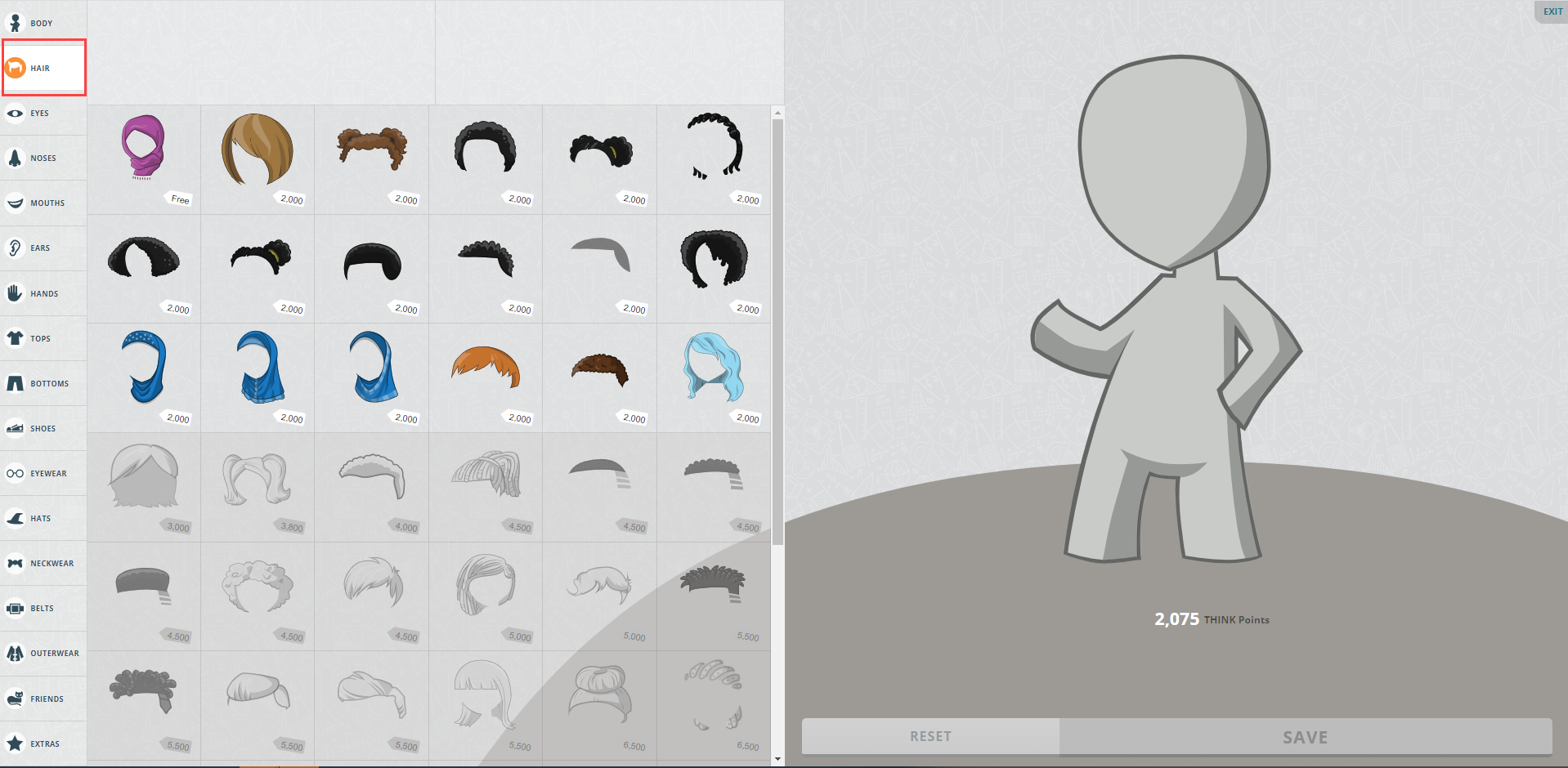 Redeeming THINK Points To Design Your Avatar Imagine Math 3 Students